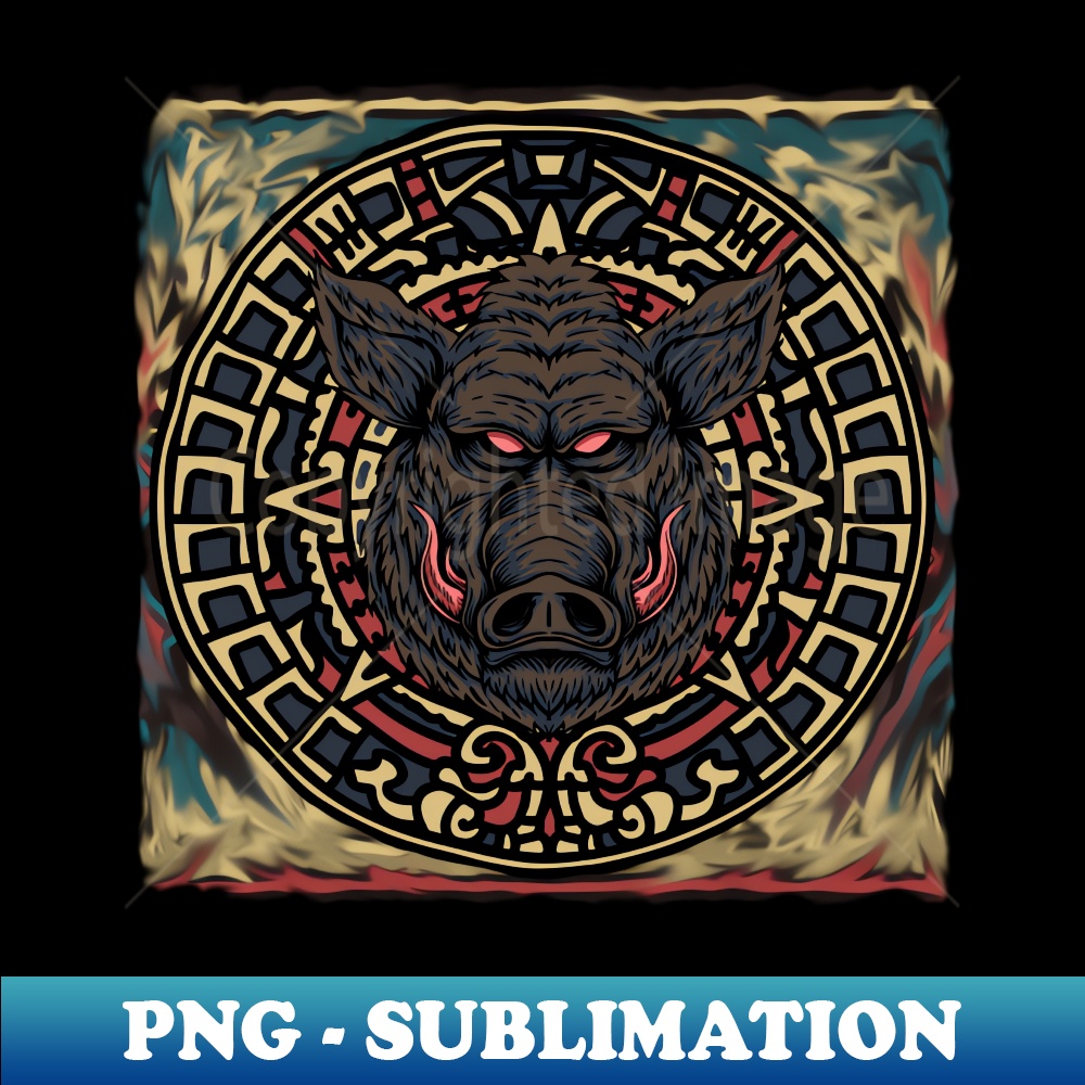 wild boar dangerous fangs animal - Trendy Sublimation Digita | Inspire ...