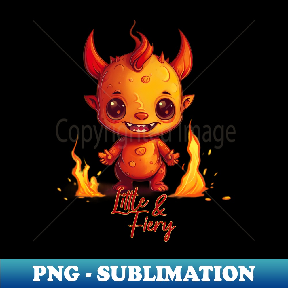 Fiery Little Devil The Adorable Trouble Maker - High-Quality | Inspire Uplift