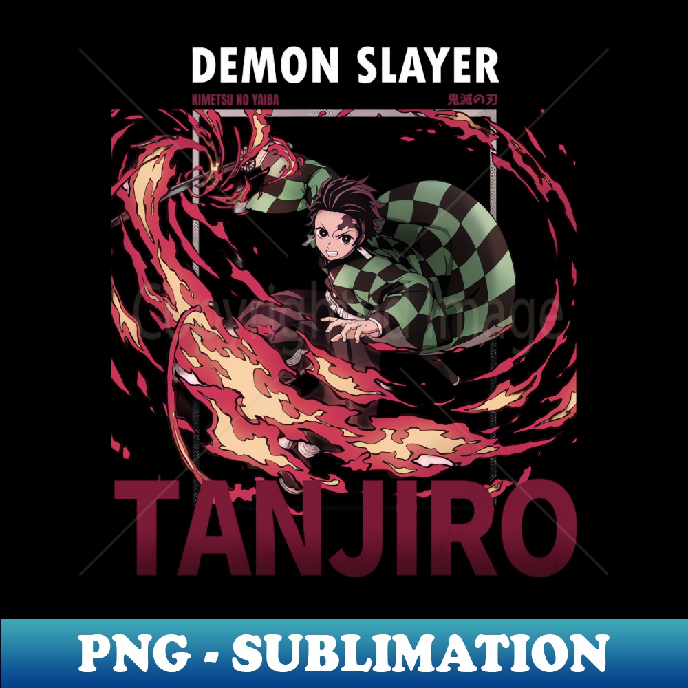 Tanjiro - Demon Slayer - PNG Transparent Sublimation File - | Inspire ...