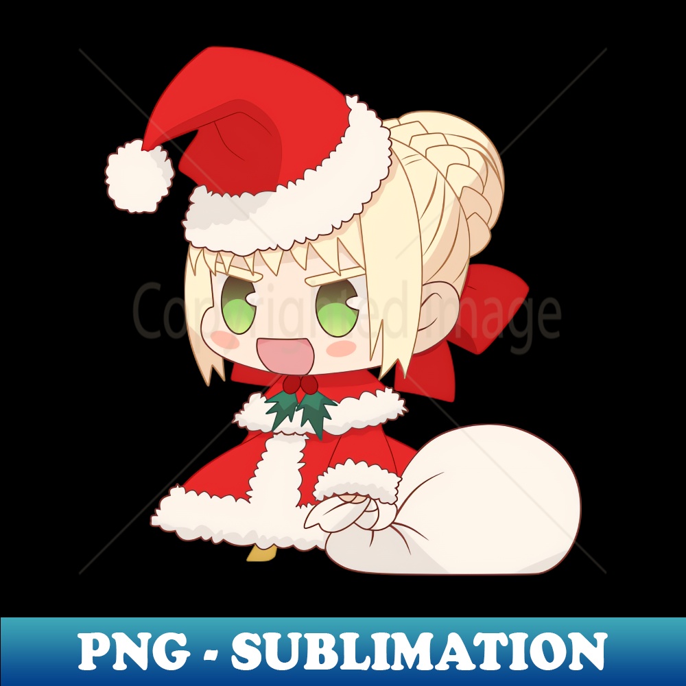CUTE CHIBI SANTA SABER NERO from FATE GRAND ORDER - Creative - Inspire ...