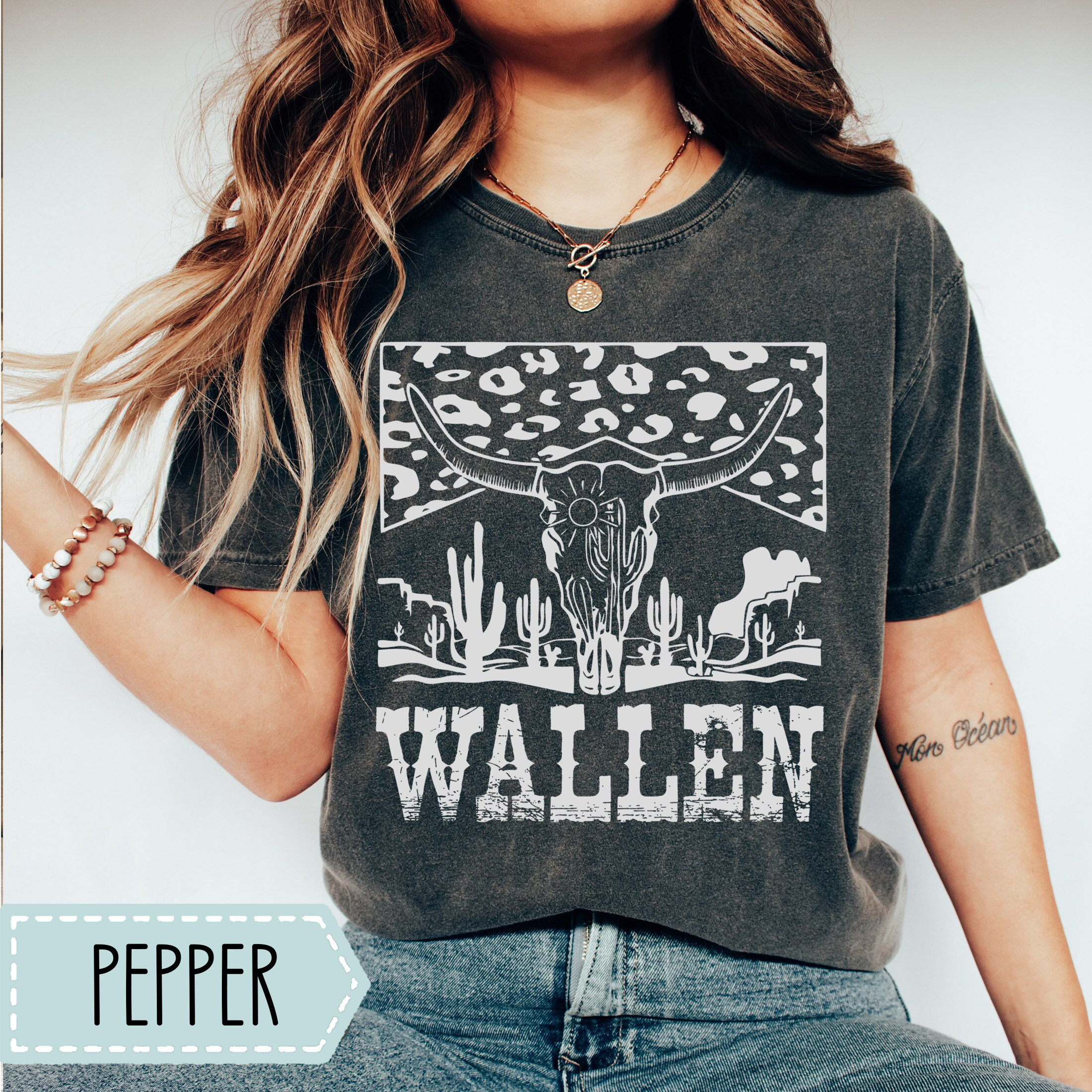 Wallen Shirt, Wallen Bullhead Shirt, Country Music T-Shirt, | Inspire ...