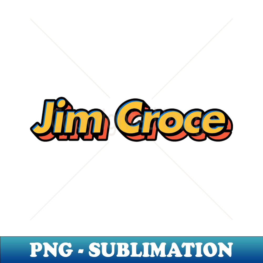 Jim Croce Retro 3D Artwork Design - Stylish Sublimation Dig | Inspire Uplift
