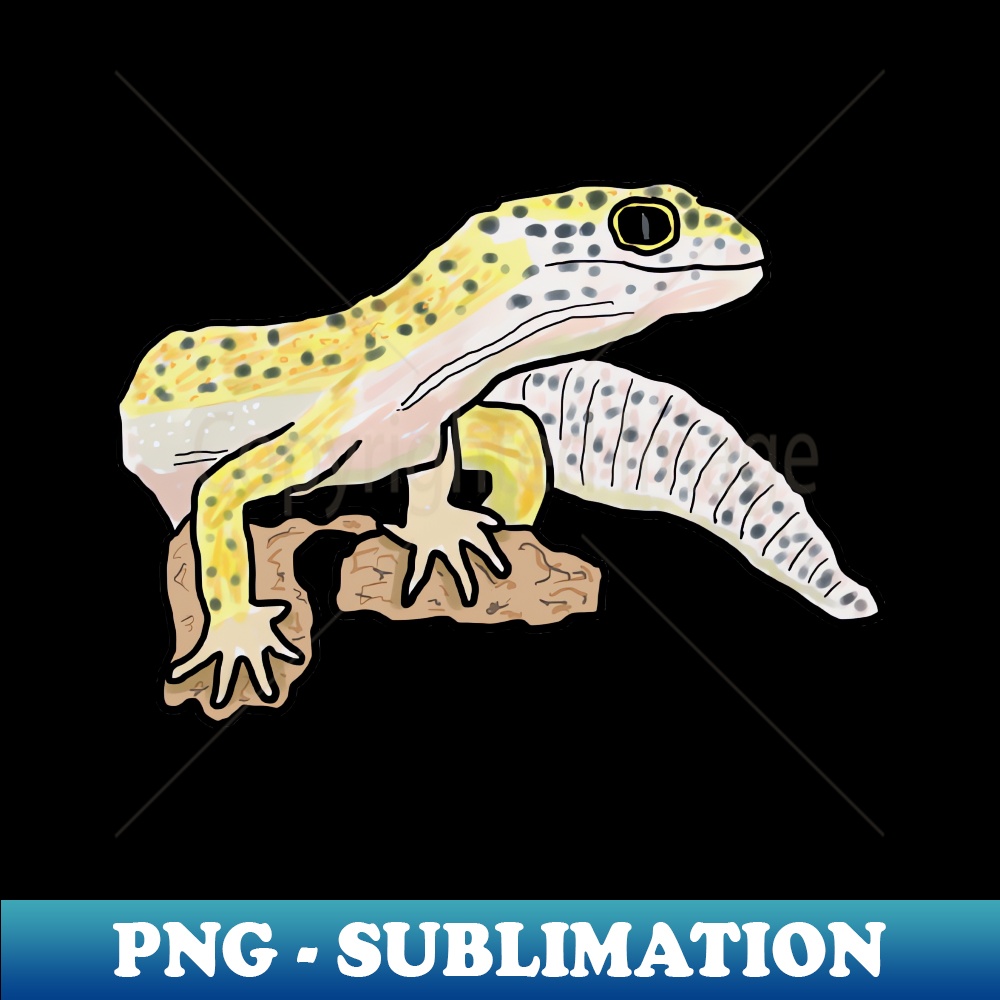 Leopard Gecko - Exclusive PNG Sublimation Download - Capture - Inspire ...