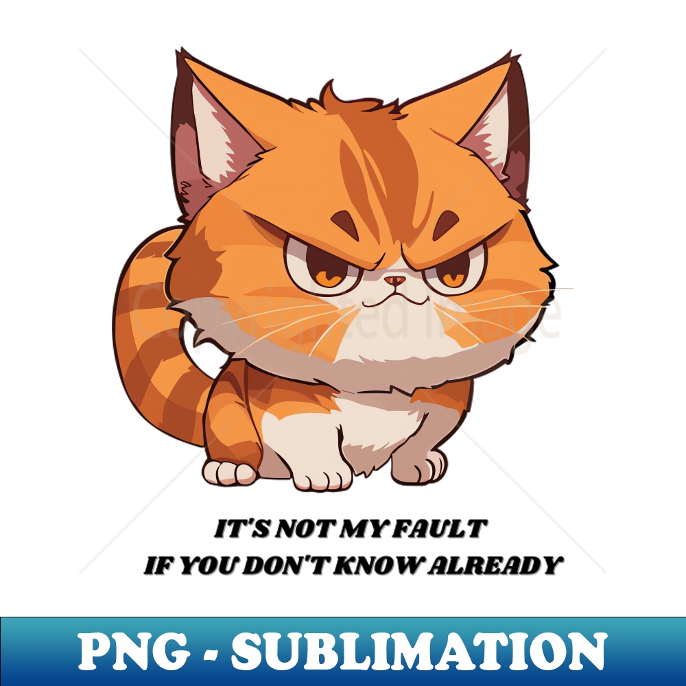 Its not my fault if you dont know already - Decorative Subli | Inspire ...