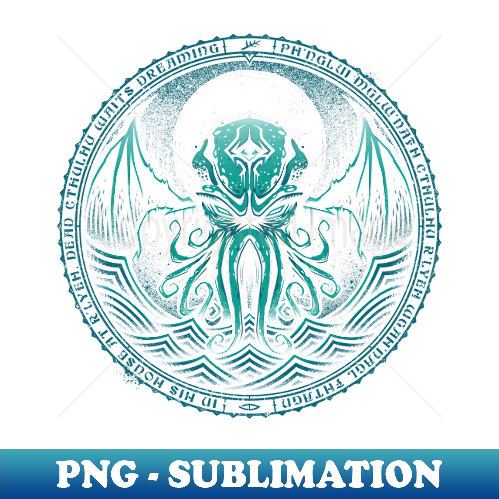 Cthulhu Lives - Stylish Sublimation Digital Download - Spice - Inspire ...