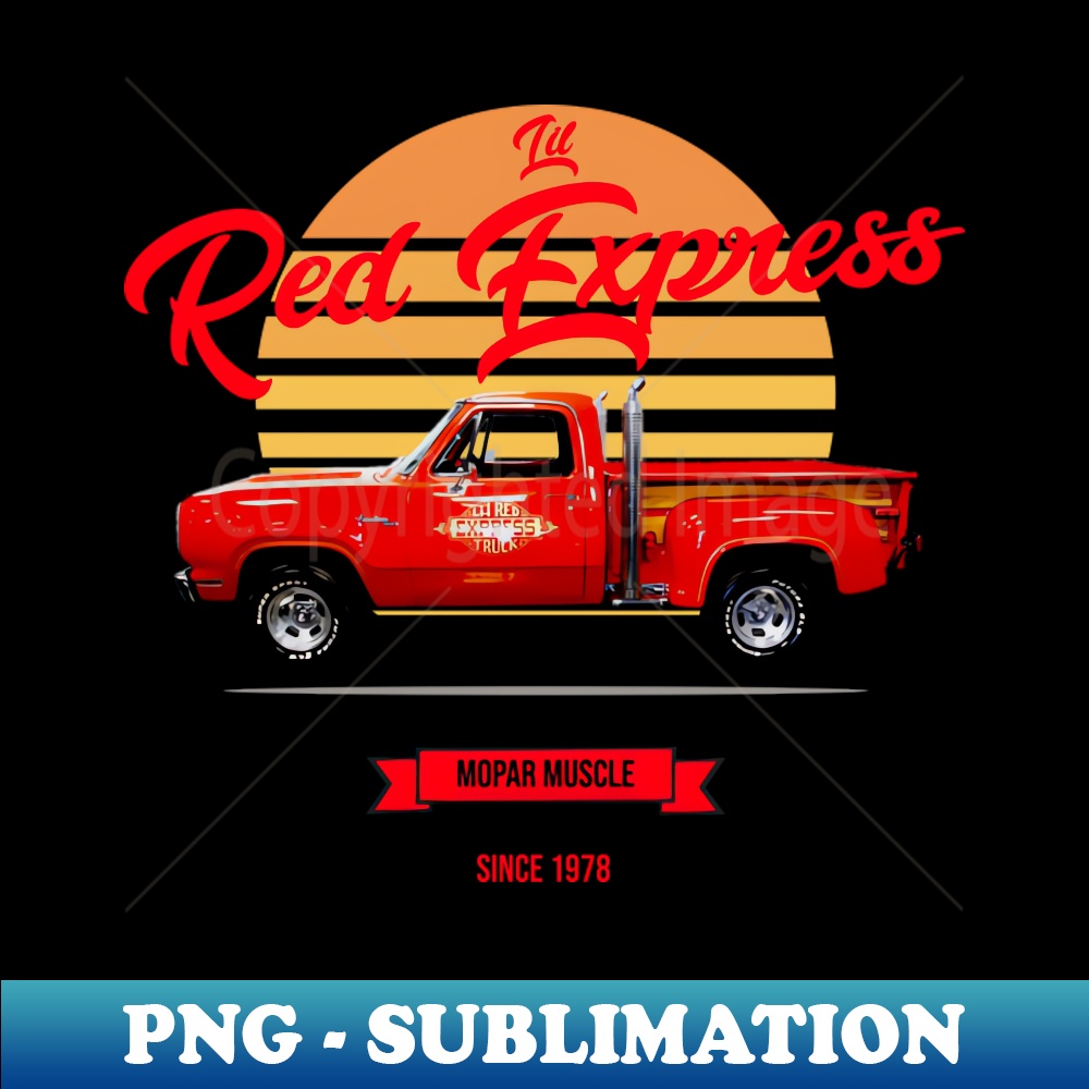 LIL RED EXPRESS DOGE TRUCK T-SHIRT - Digital Sublimation Dow | Inspire ...