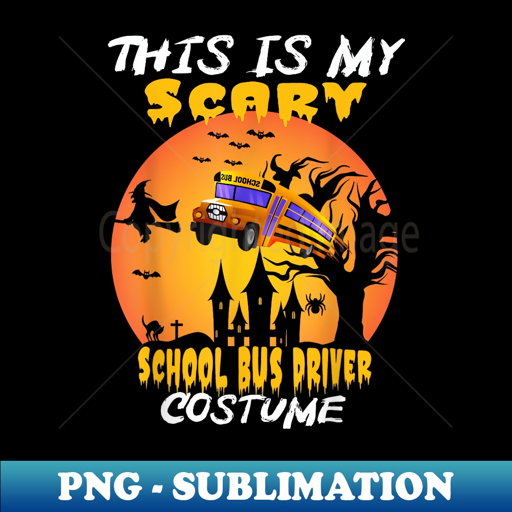 School Bus Drivers Halloween Costume - PNG Transparent Digit | Inspire ...