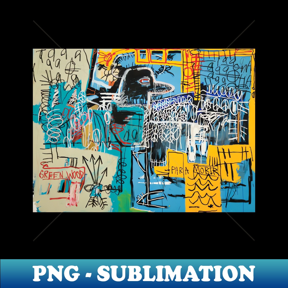 Basquiat - PNG Transparent Sublimation Design - Stunning Sub - Inspire ...
