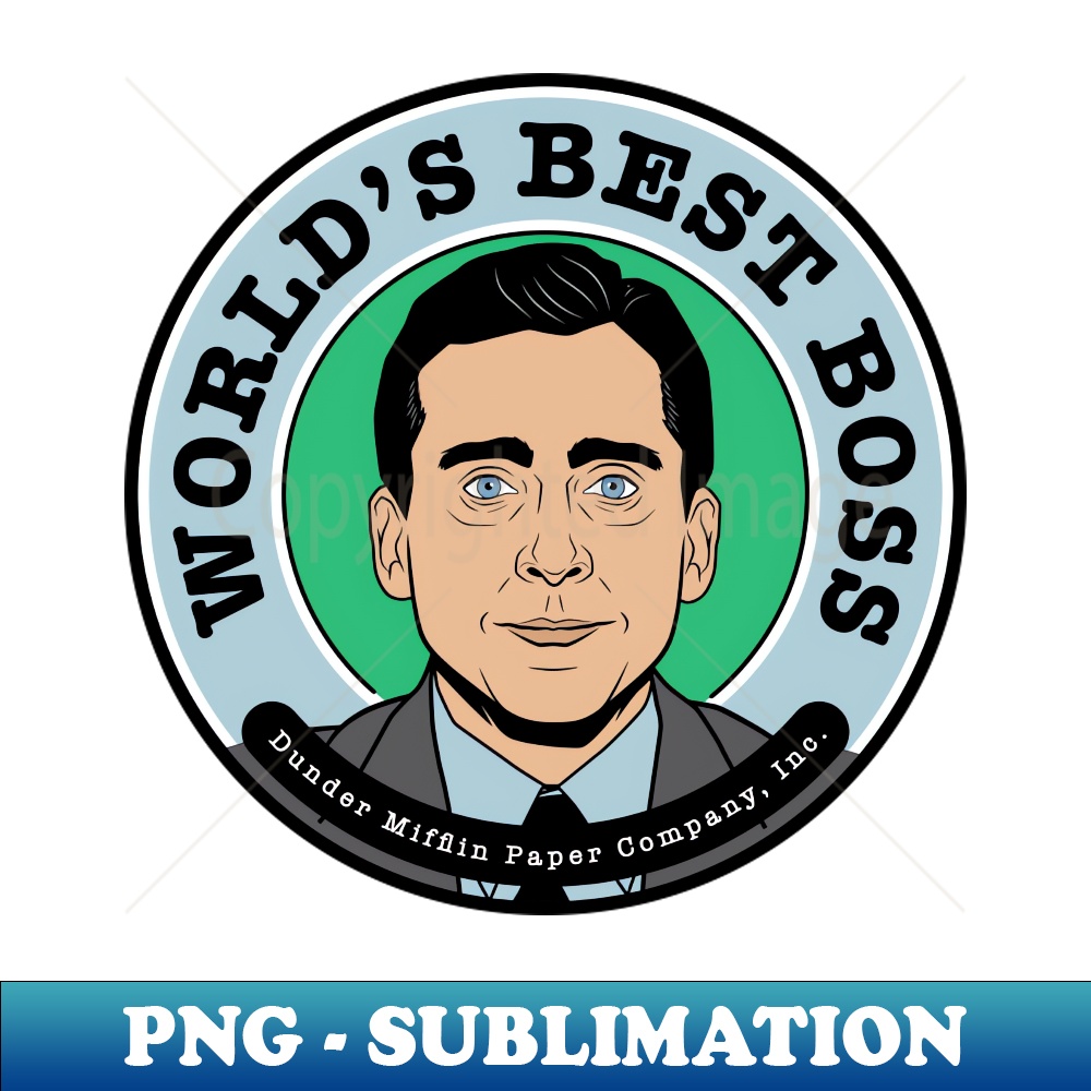 michael scott worlds best boss - Trendy Sublimation Digital | Inspire ...