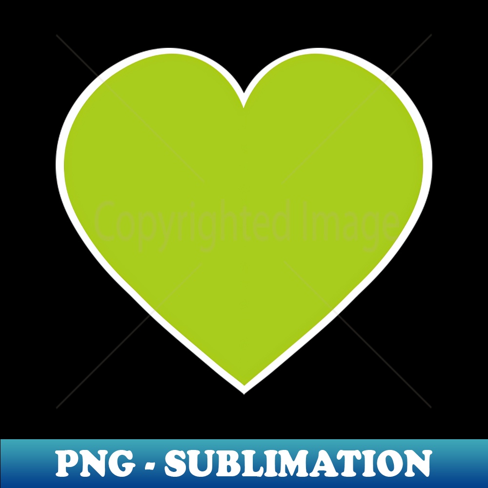 Green heart - PNG Transparent Digital Download File for Subl - Inspire ...
