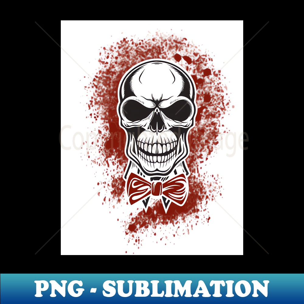 Bad Ass Skull - Sublimation-Ready PNG File - Spice Up Your S | Inspire ...