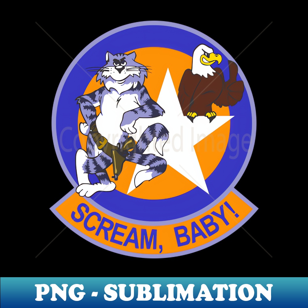 Tomcat VF-51 Screaming Eagles - Aesthetic Sublimation Digita | Inspire Uplift