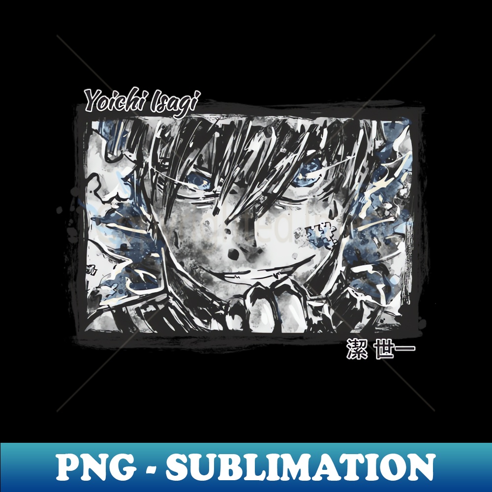 Japanese ink Yoichi Isagi Blue lock - High-Quality PNG Subli | Inspire ...