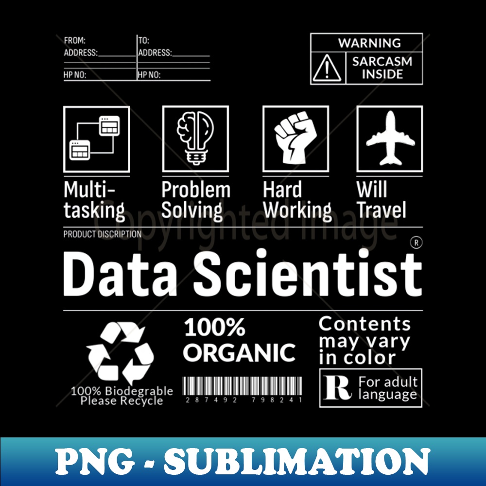 Data Scientist - PNG Transparent Digital Download File for S - Inspire ...