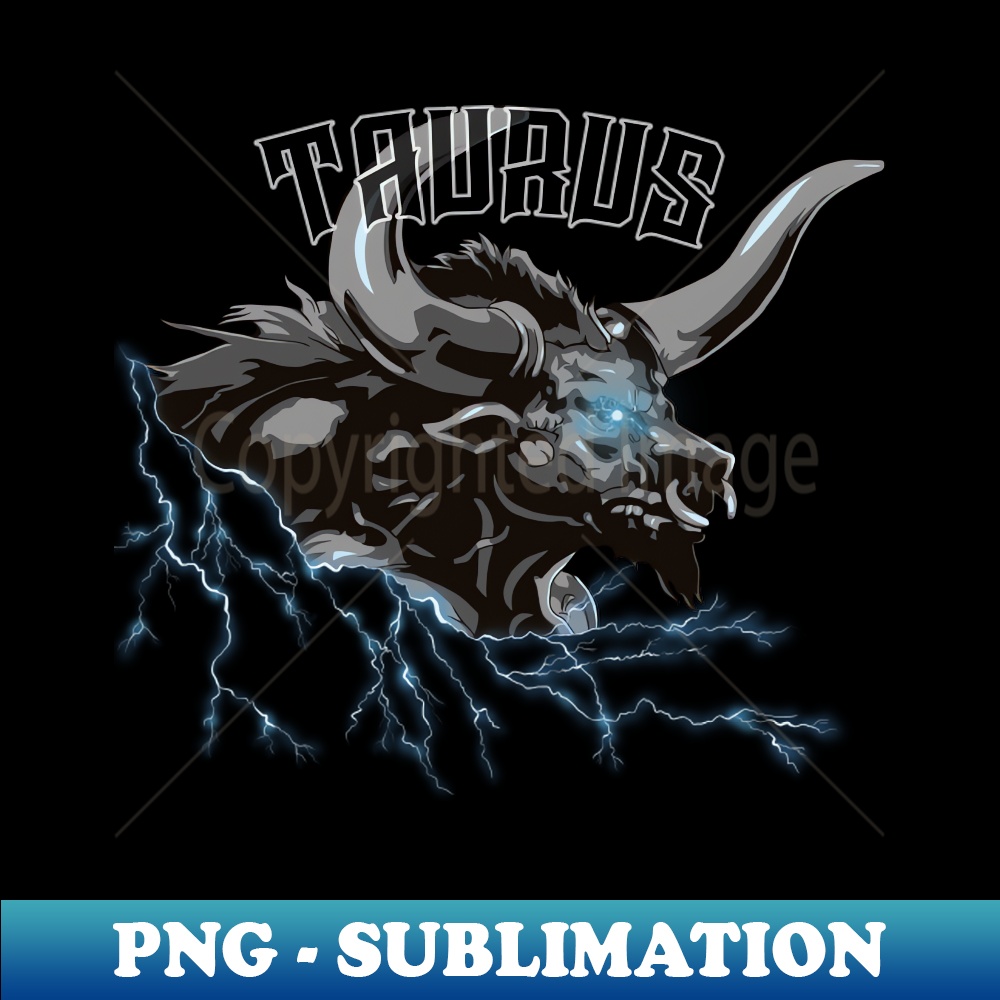 Lightning Taurus Blue - Elegant Sublimation PNG Download - P | Inspire ...