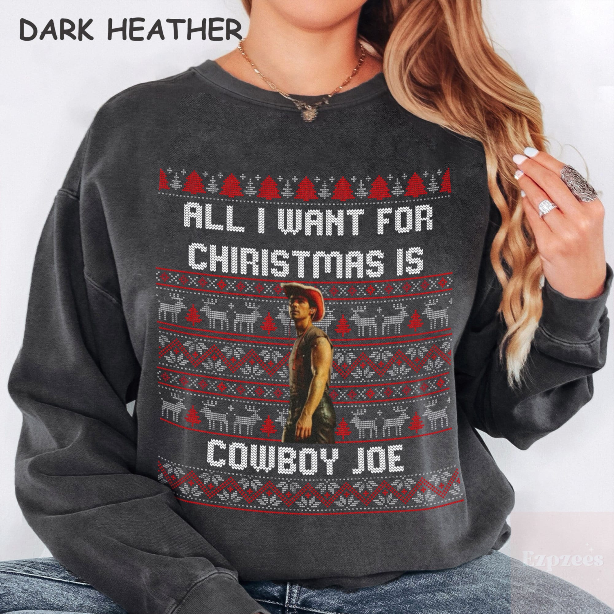 CHRISTMAS Cowboy Joe Jonas Jonas Brothers Sweatshirt, All I | Inspire ...