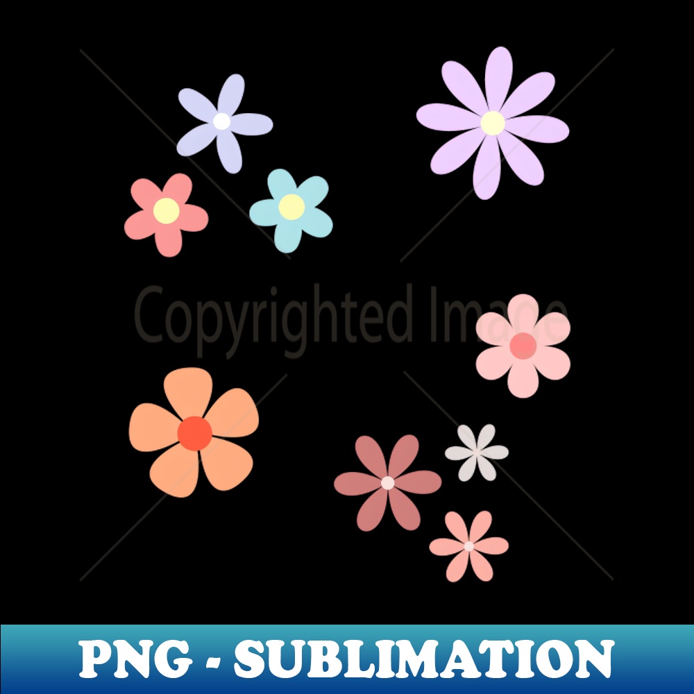 Tiny flowers - Premium Sublimation Digital Download - Revolu | Inspire Uplift