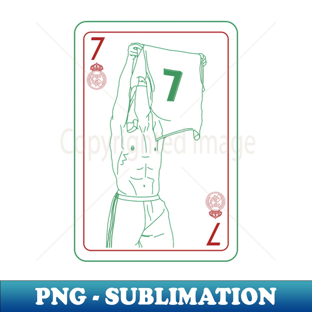 CR7 - PNG Transparent Sublimation Design - Perfect for Perso | Inspire ...