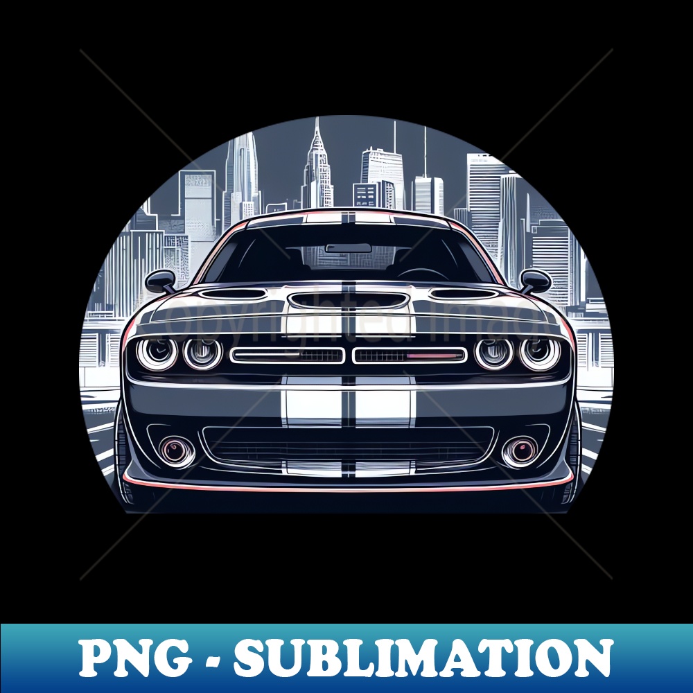 Classic Challenger Hemi - Retro PNG Sublimation Digital Down - Inspire ...