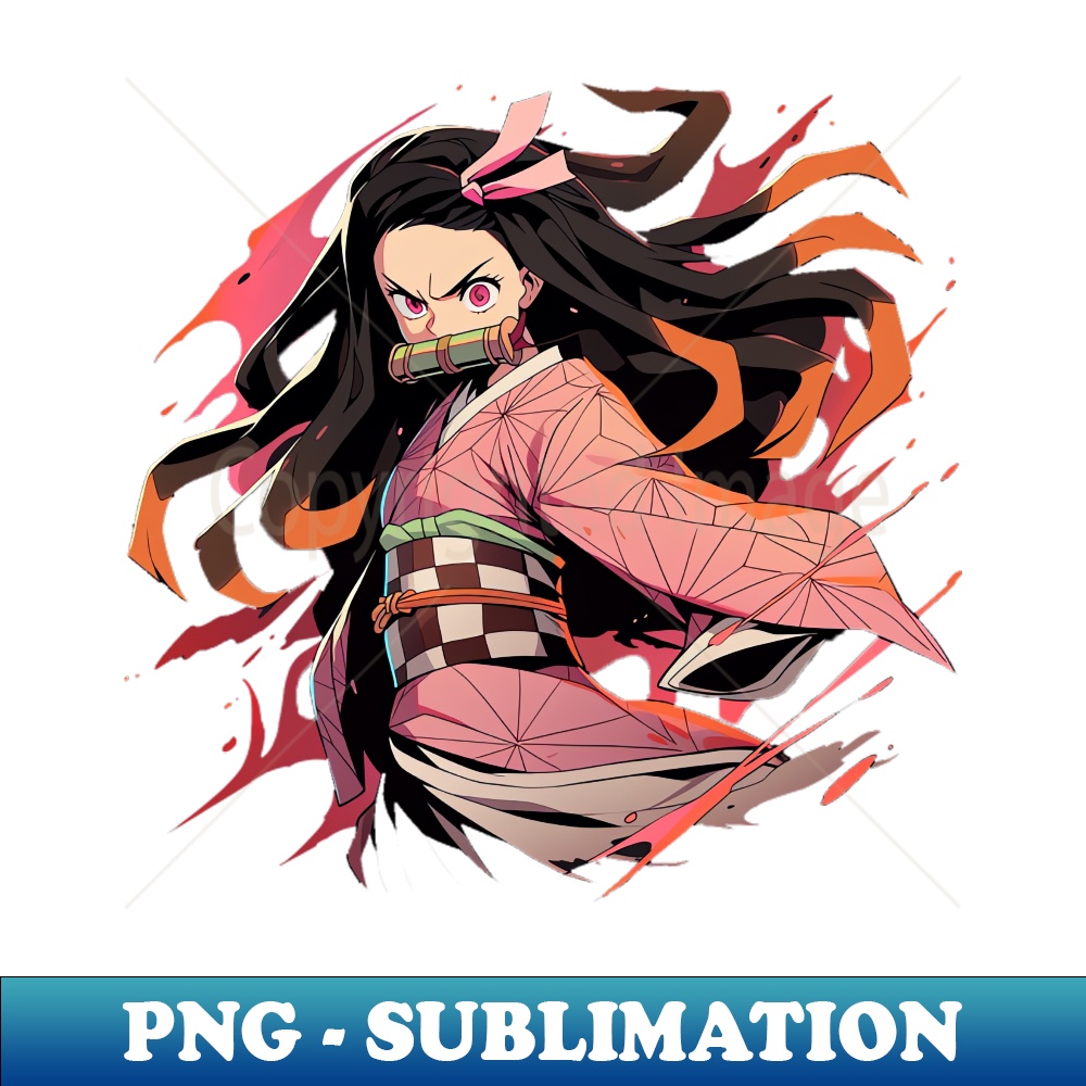 nezuko - PNG Transparent Sublimation File - Vibrant and Eye- - Inspire ...