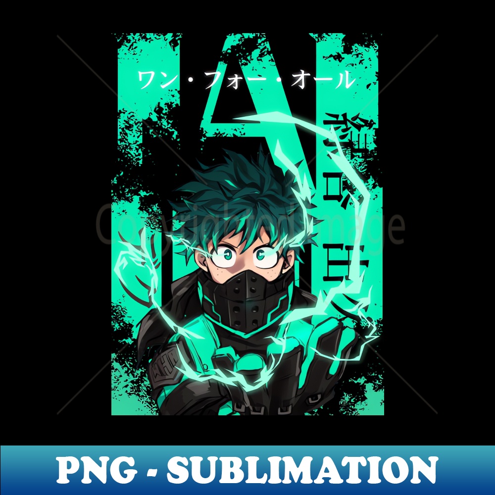 Minimalistic Deku Hero Mode - Aesthetic Sublimation Digital | Inspire Uplift