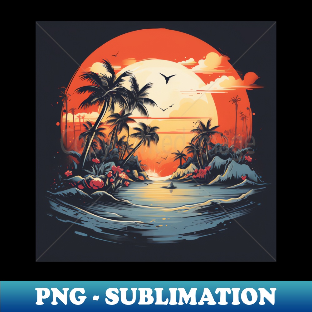 beach - Sublimation-Ready PNG File - Perfect for Sublimation | Inspire ...