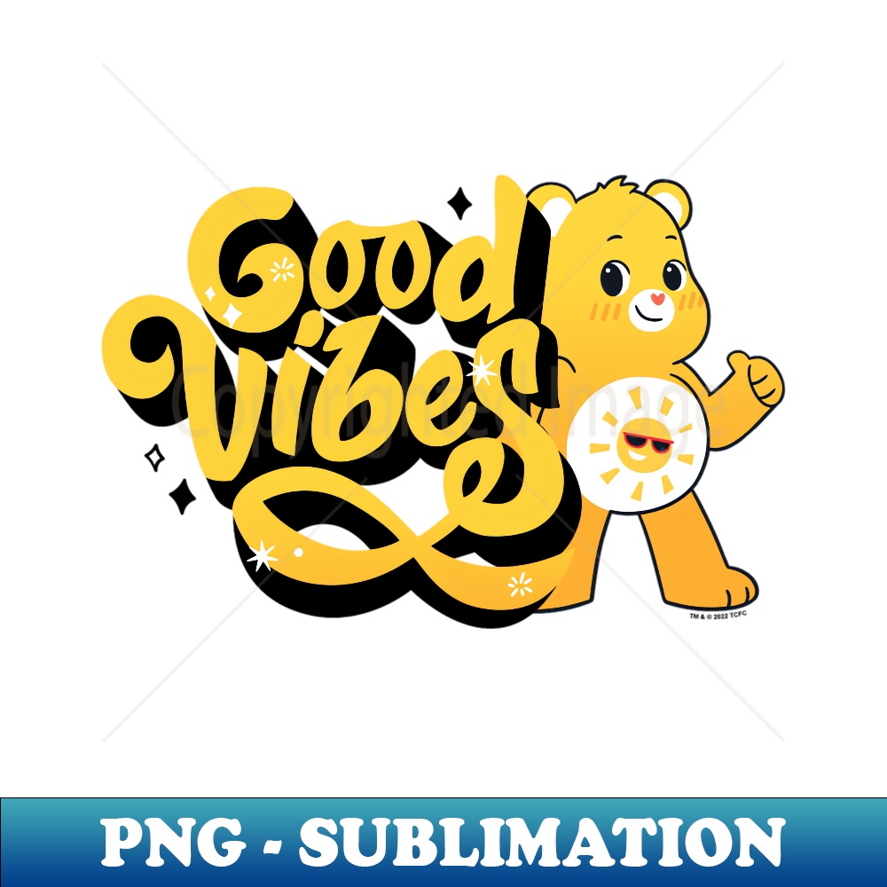 Care Bears Funshine Bear Vintage Sunshine Good Vibes Logo - | Inspire ...