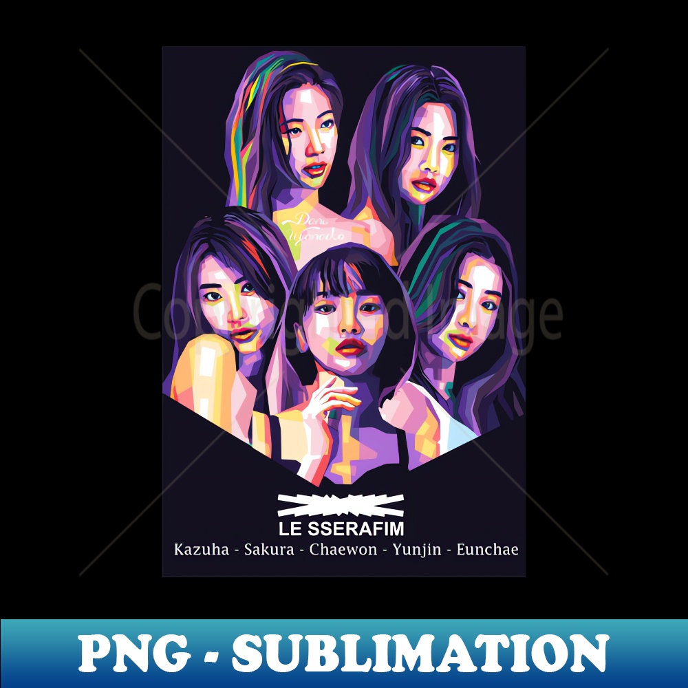 Le sserafim all member - PNG Transparent Digital Download Fi | Inspire ...