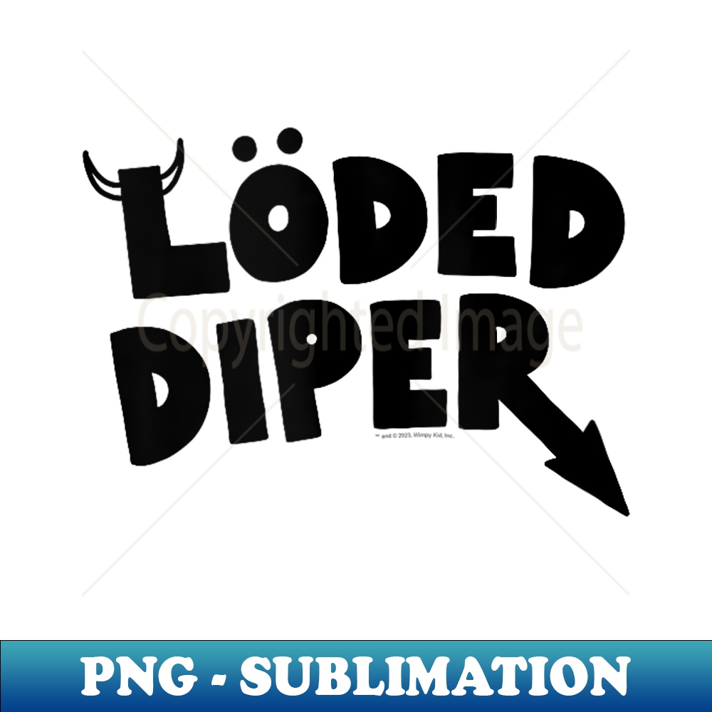Diary of a Wimpy Kid Loded Diper Logo - PNG Sublimation Digi | Inspire ...
