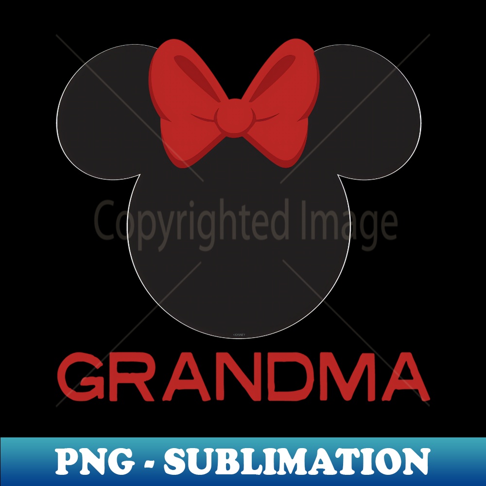 Disney Minnie Mouse Grandma Family - Exclusive PNG Sublimati - Inspire ...