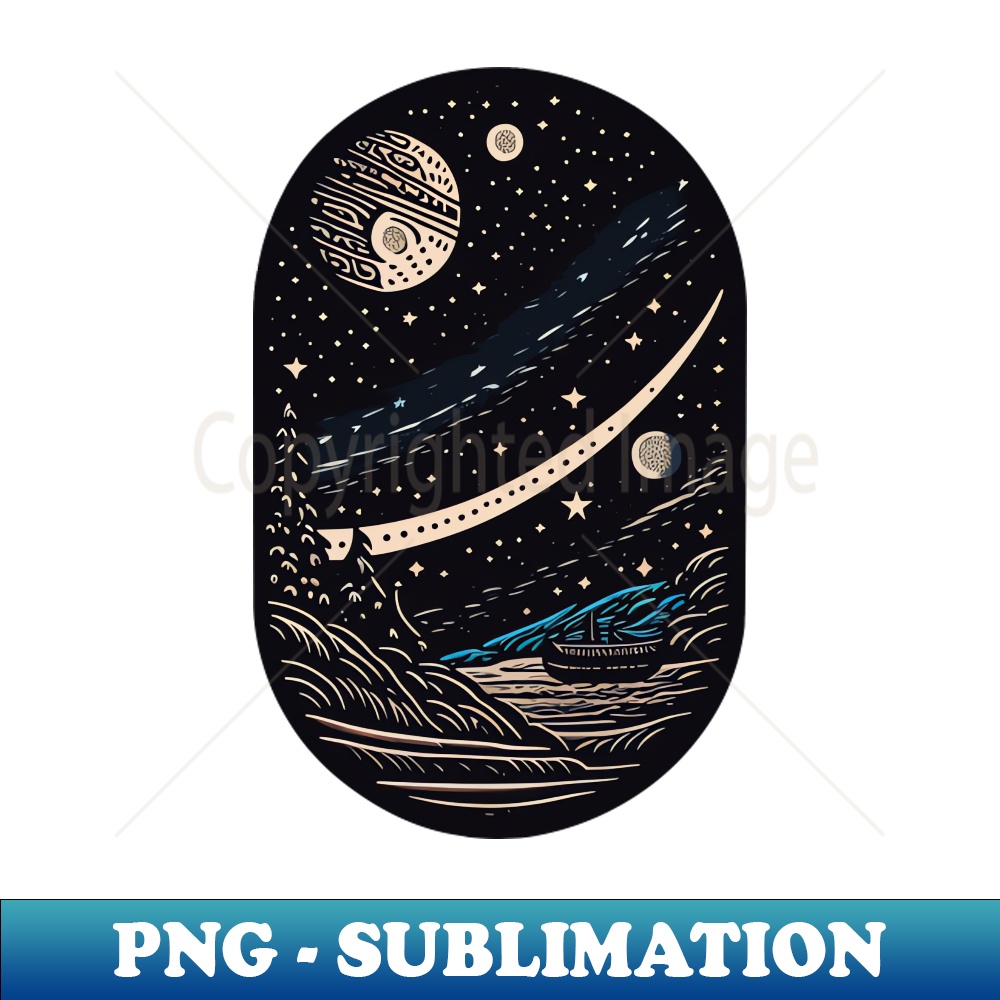 a space fantasy with the object of a small ship sailing - Pr | Inspire ...