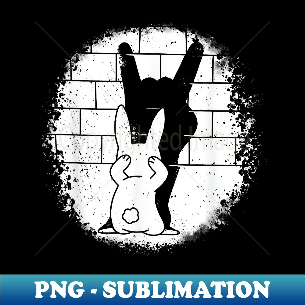 Rabbit Puppet Shadow Rock On Heavy Metal Devil's Horns Music | Inspire ...