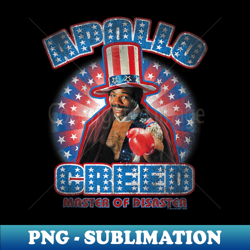 Rocky Apollo Creed - PNG Sublimation Digital Download - Unle | Inspire ...