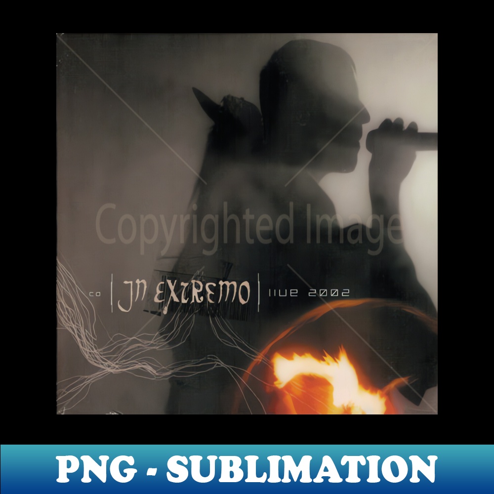 In Extremo - Live 2002 Album 2002 - Instant PNG Sublimation - Inspire Uplift