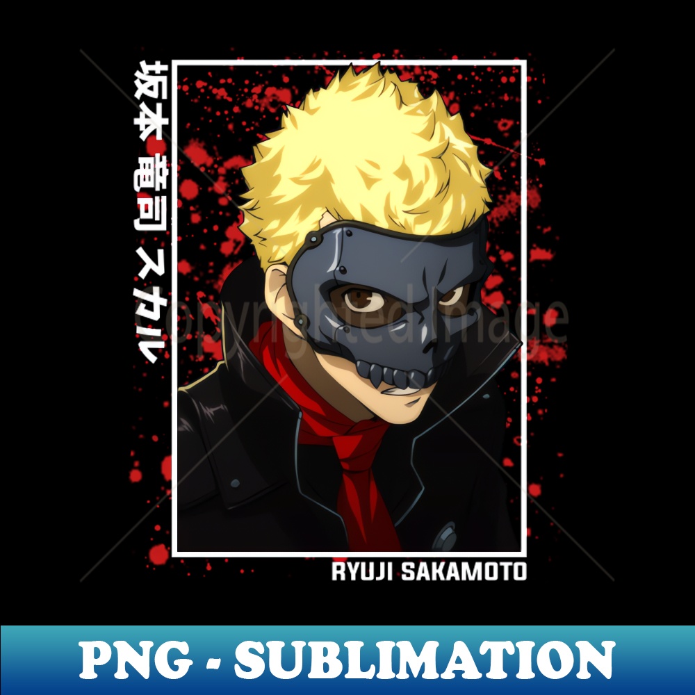 Ryuji Sakamoto Persona 5 - High-Quality PNG Sublimation Down | Inspire Uplift