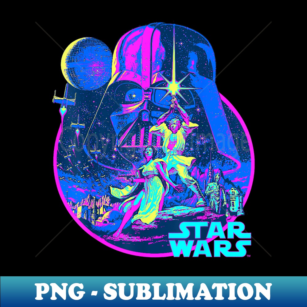 Star Wars Bright Classic Neon Art Graphic - Special Edition | Inspire ...
