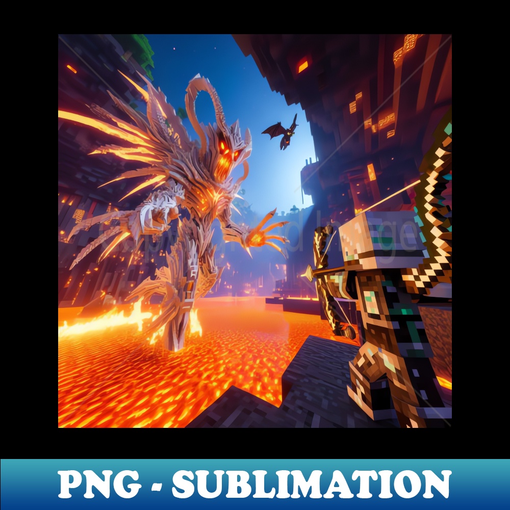 Minecraft - Artistic Sublimation Digital File - Stunning Sub - Inspire ...