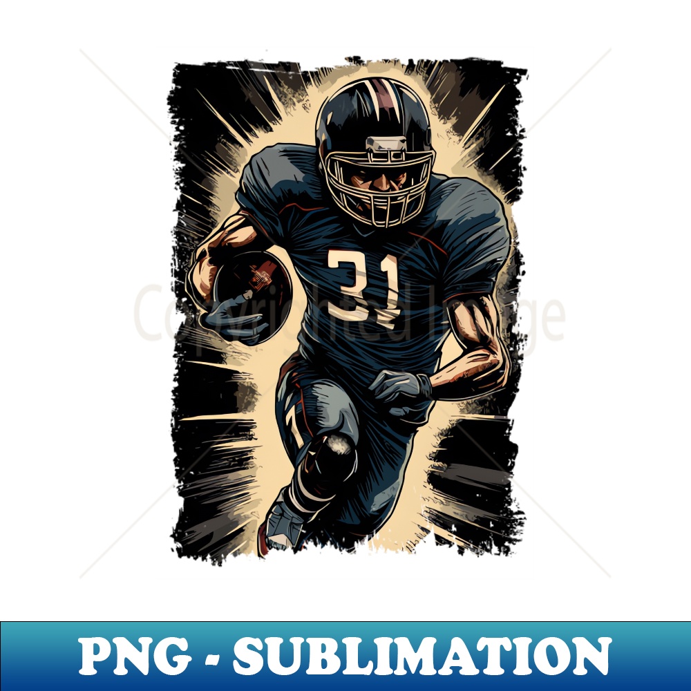 Football Player Portrait Abstract Vector Art Illustration - | Inspire ...
