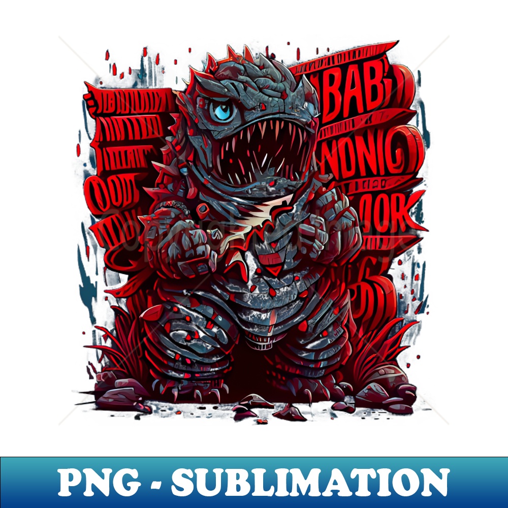 Chibi Mecha Godzilla - PNG Transparent Digital Download File | Inspire ...