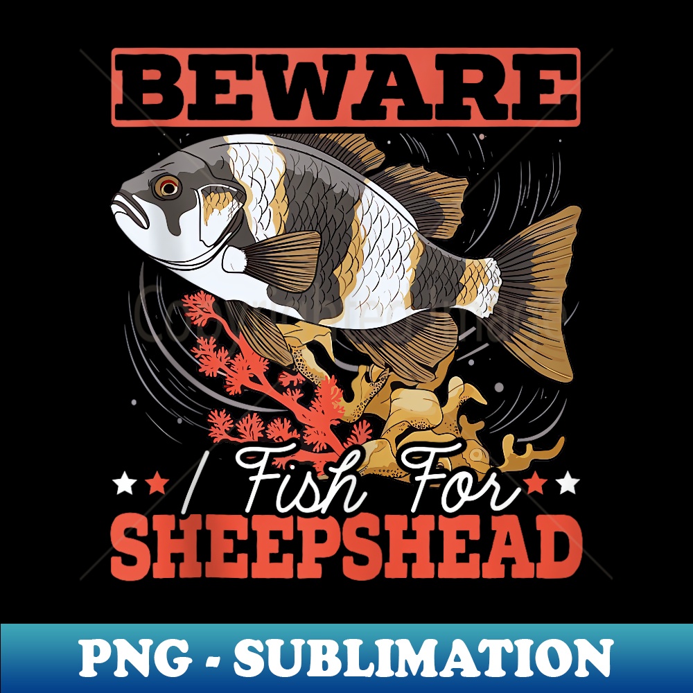 Sheepshead Fisher Fish Catcher Fisherman Fishing - Digital S | Inspire ...