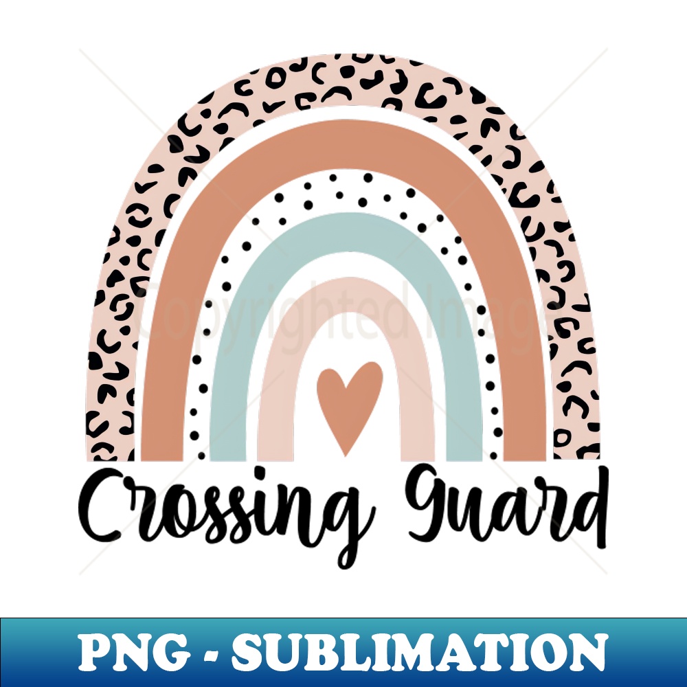 Crossing Guard Rainbow Leopard Crosswalk Attendant - Elegant | Inspire ...