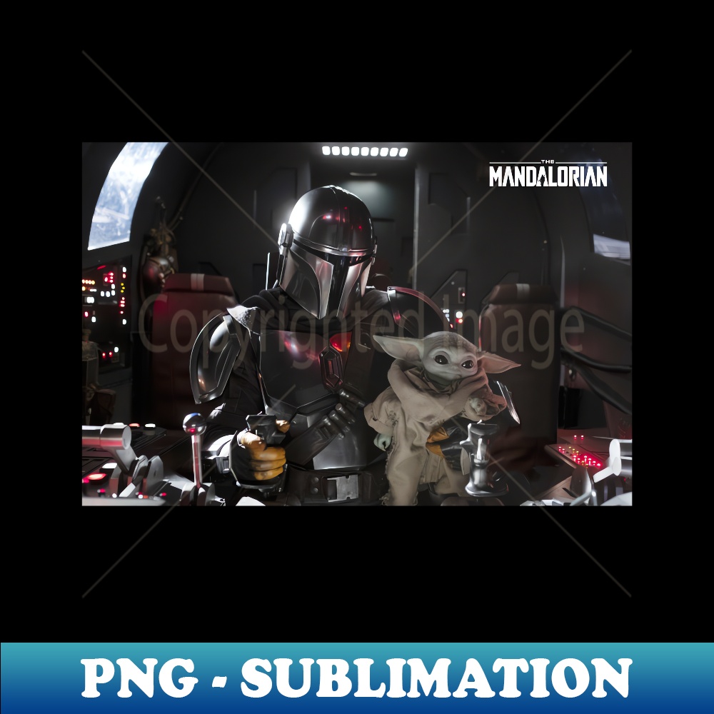 Star Wars The Mandalorian and The Child Pilot and Co-Pilot - | Inspire ...