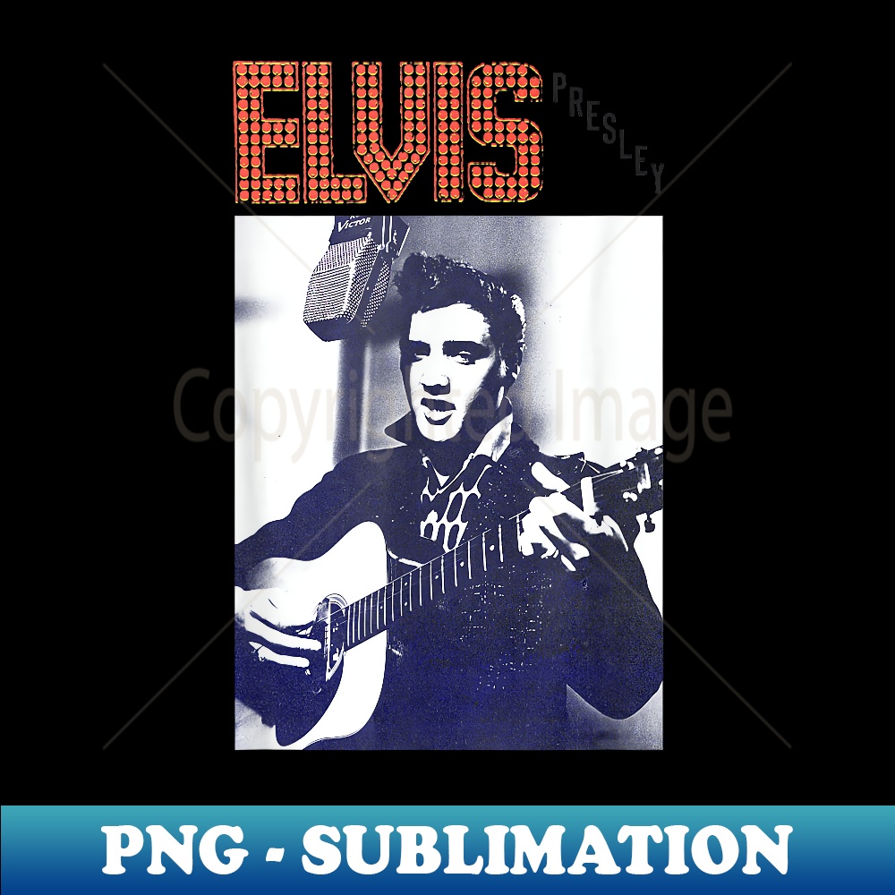 Elvis Presley Official Studio - Exclusive PNG Sublimation Do | Inspire Uplift