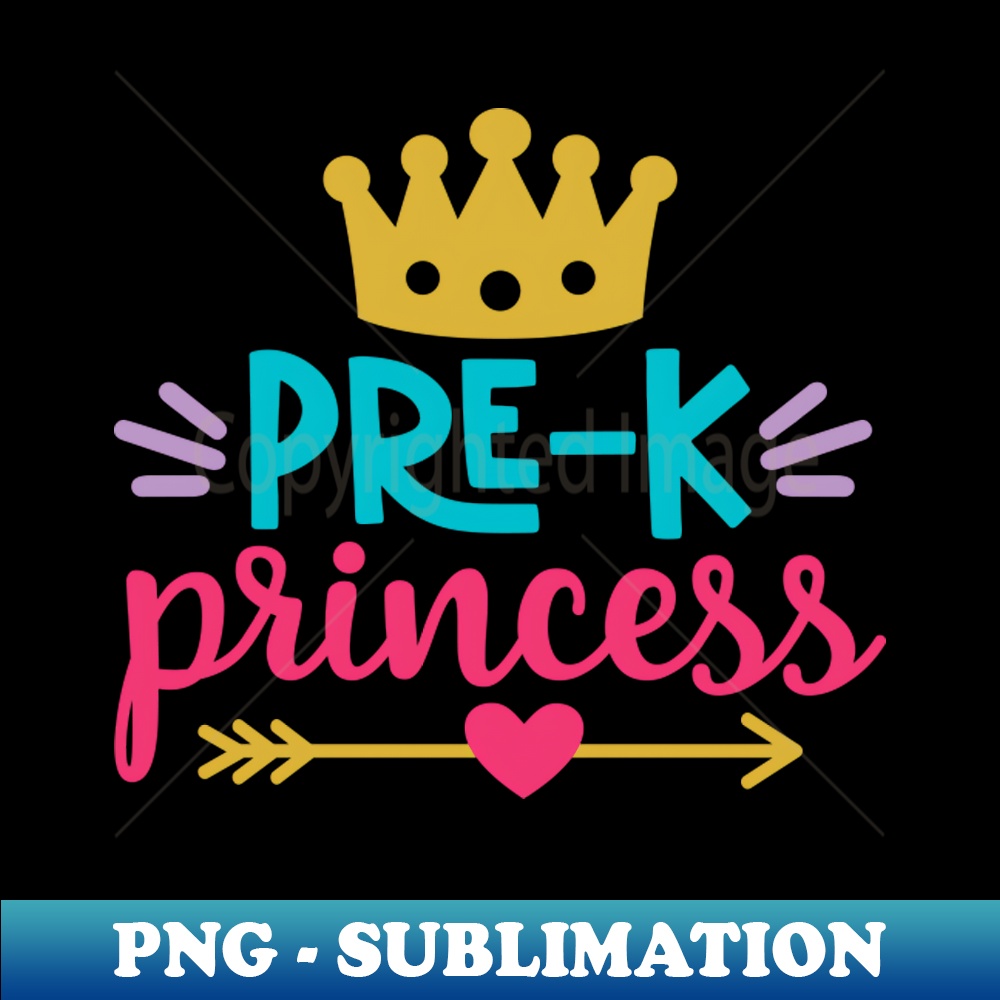 Pre-K Princess Funny Girls School - Creative Sublimation PNG - Inspire ...