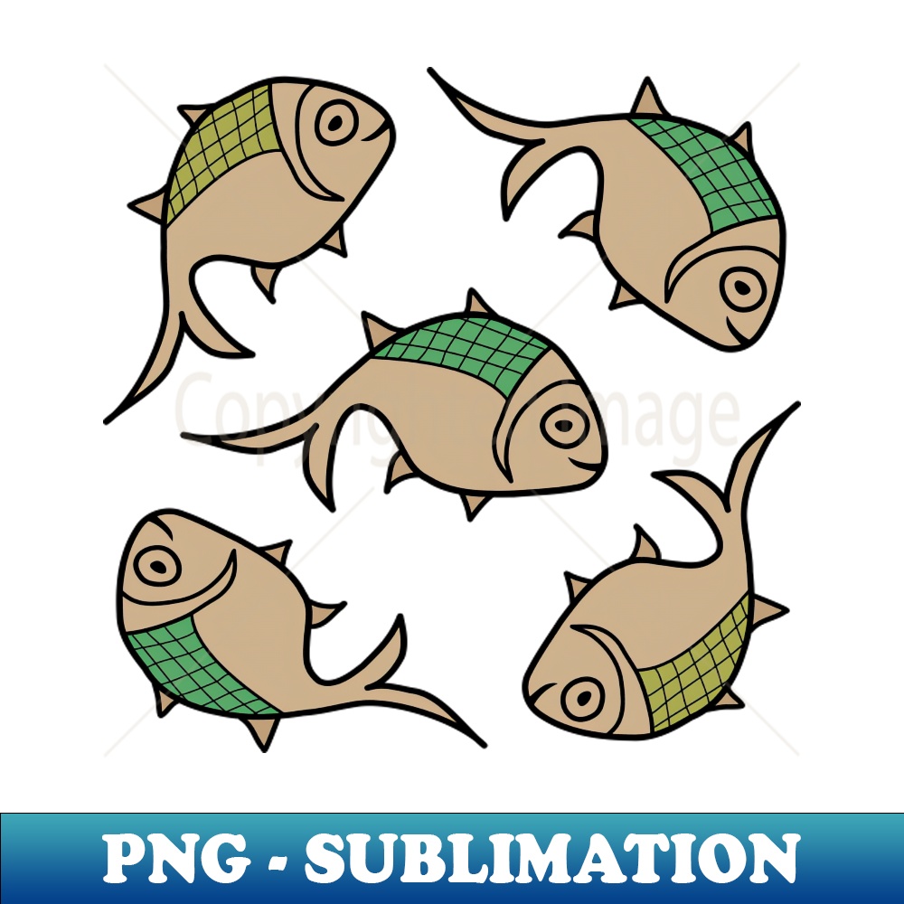 Persian fish - Persian iranian design - Retro PNG Sublimatio - Inspire ...