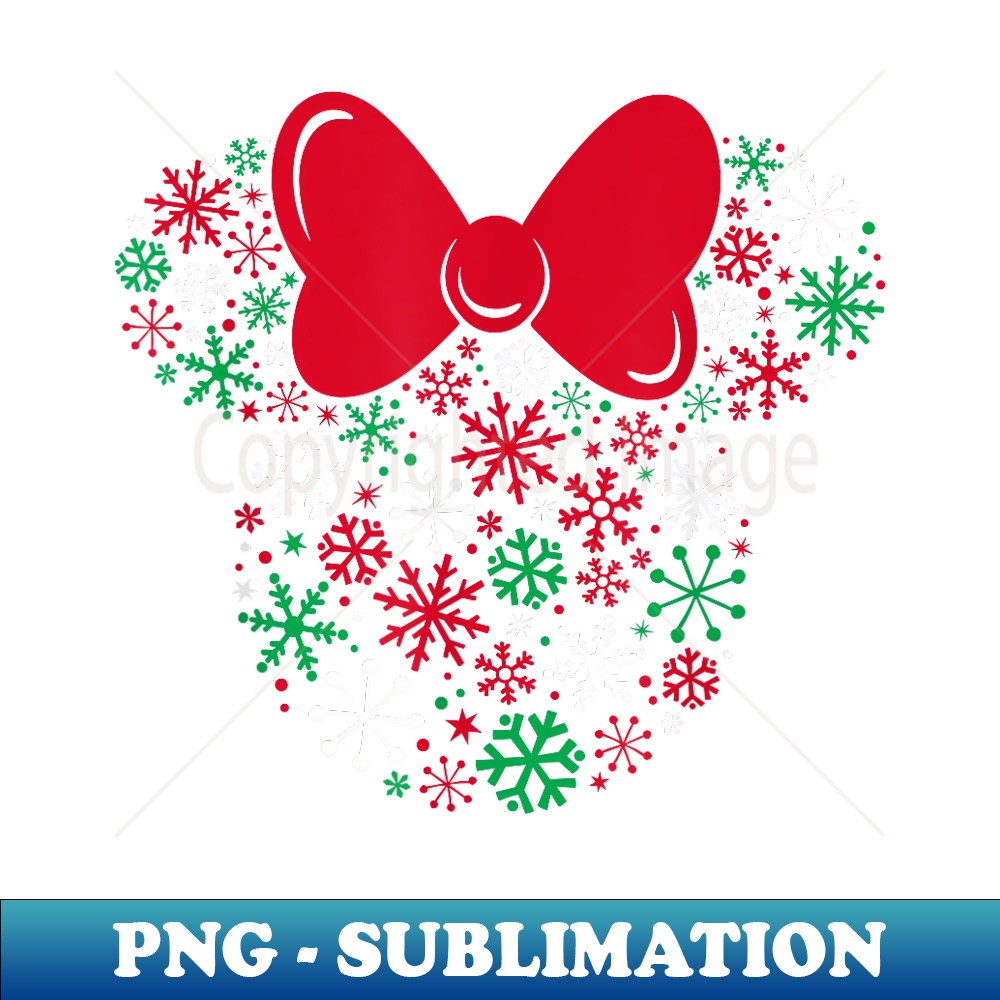 Disney Minnie Mouse Icon Holiday Snowflakes - Creative Subli | Inspire ...