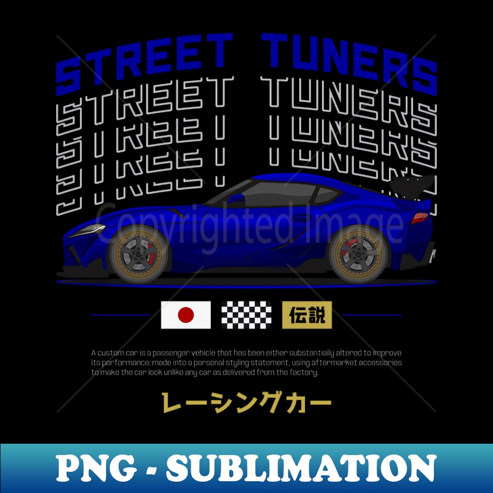 Tuner Blue MK5 A90 JDM - Exclusive PNG Sublimation Download - Inspire ...