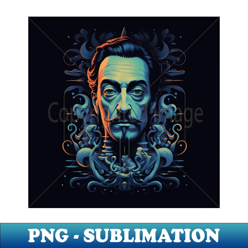 Salvador Dali Tribute - PNG Transparent Sublimation File - I | Inspire ...