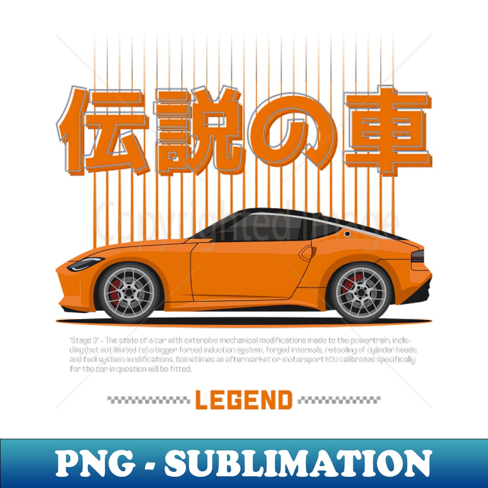 Tuner Orange 400Z JDM - Signature Sublimation PNG File - Unl - Inspire ...