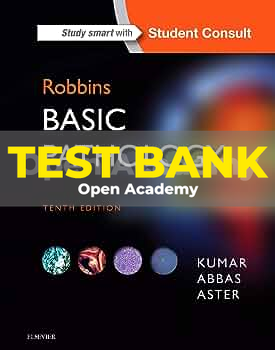Test Bank for Robbins Basic Pathology 10th Edition Kymar Abb | Inspire ...